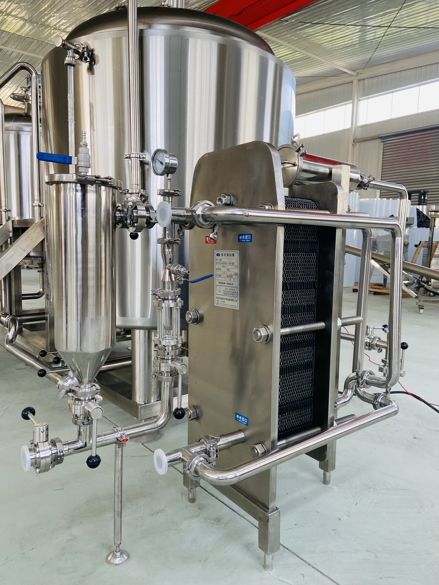 400L 500L 600L 5BBL 6BBL 2-Vessel Beer Brewing System Stainless Steel ...